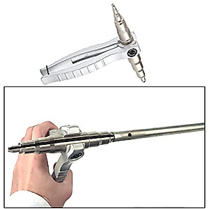 TOPINCN Tube Expander, Stainless Steel Manual Copper Tube Expander Universal Hand Refrigeration Tools Air Conditioner Maintain Repair Tube Expander