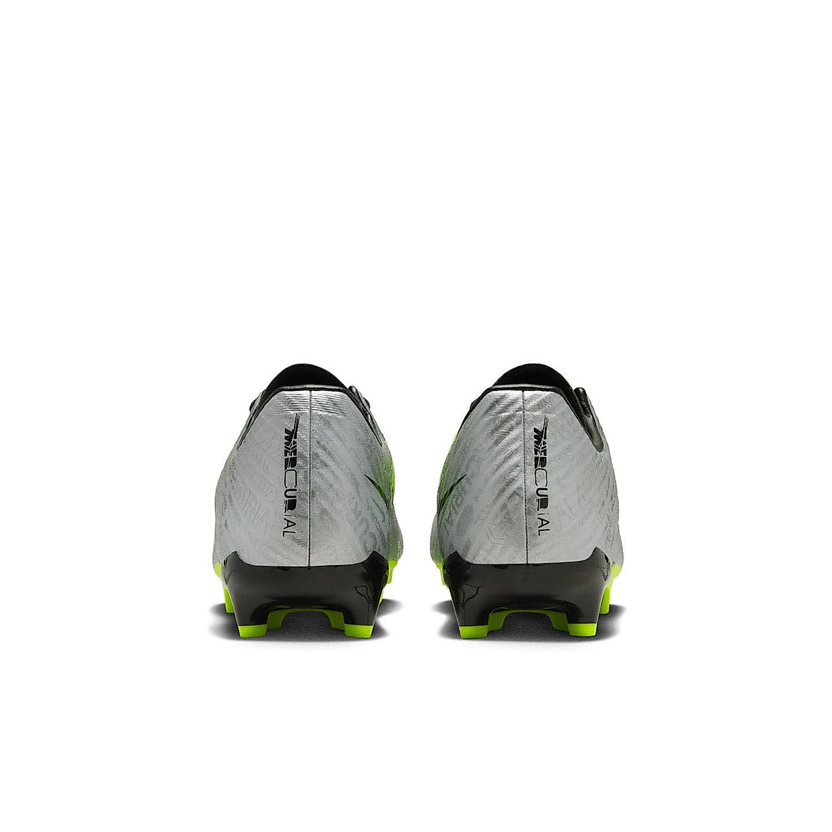 Nike Zoom Vapor 15 Academy XXV FG/MG FB8399 Mens Football Boots (UK 10 US 11 EU 45, Metallic Silver Volt Black 060)