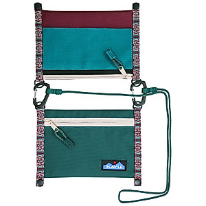 KAVU Tahom Crossbody Bag 2 in 1 Travel Pouch - Pastel Prep