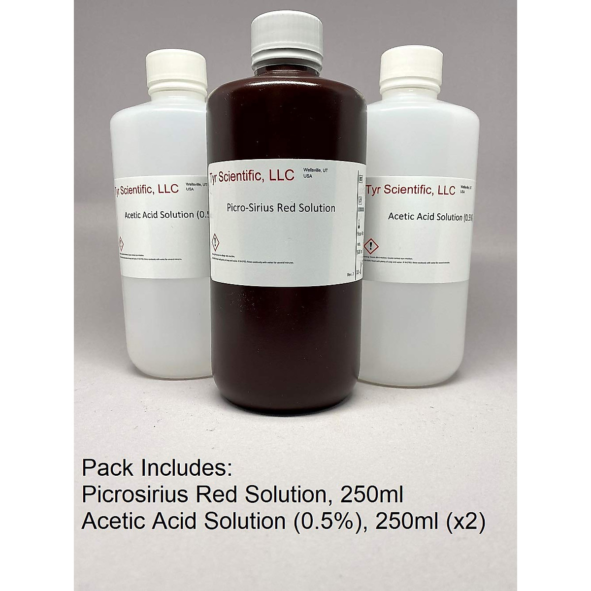 Picrosirius Red Stain Pack (for Collagen), 250ml