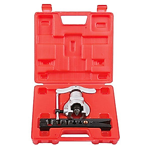 Wostore Tubing Flaring Tool Kit - 7 Dies for Eccentric Flares on 3/16-3/4 inch Copper Pipes - Ideal for Refrigeration HVAC Plumping Work