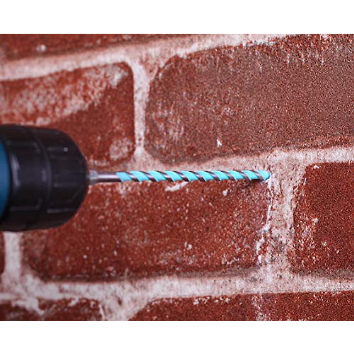 EZARC 5PC Carbide Drill Bit Set, Multi-Purpose Hex Shank Drill Bit for Metal, Masonry, Wood, Block, Brick and Plastic