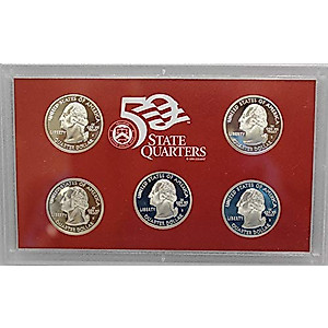 2007 S U.S. Silver State Quarters Proof Set US Mint Uncirculated
