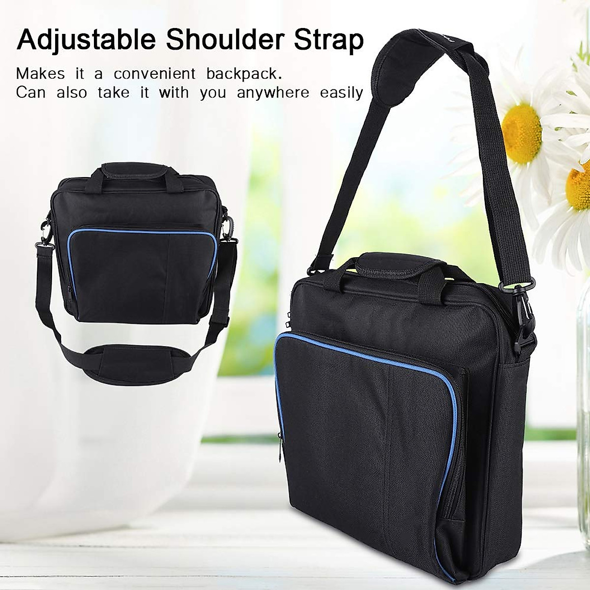 Protective Bag for PS4 Slim Portable Protective Bag Anti-Shock Dustproof Case Carrying Bag Travel Handbag for PlayStation4 PS4 Slim