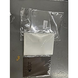 10 Pack Sturdy Clear Plastic Envelope Storage Pockets & 10Pack Rubber Soft Magnet Sheet for Cutting Dies Stencil Crafting Die Cuts Stamps Storage Sets Great for Stamper Crafter Porjects 0.5mm