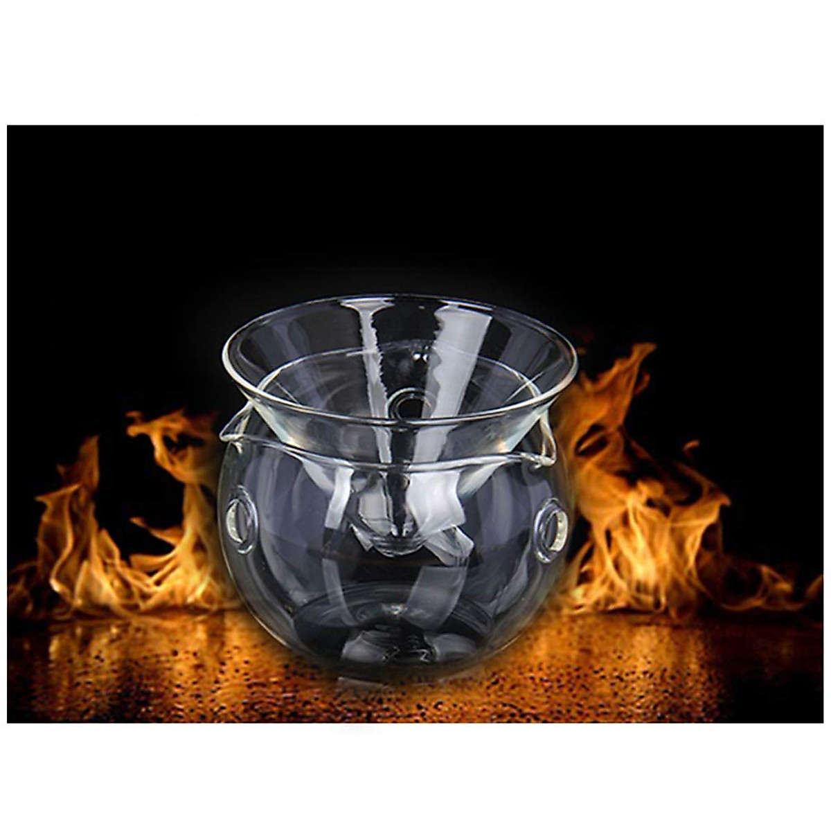 Yardwe Salad Serving Bowl Ramekins Dishes Salad Container Cold Dip Container Glass Container Clear Glass Bowls Nut Dish Salad Display Bowl Dip Bowls Food Cooking Vegetable Bowl