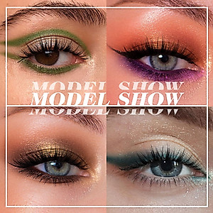 Manga Lashes Natural Look Faux Mink Lashes Soft Wispy Tapered End Reusable 7 Pairs False Eyelashes Pack by ALICE