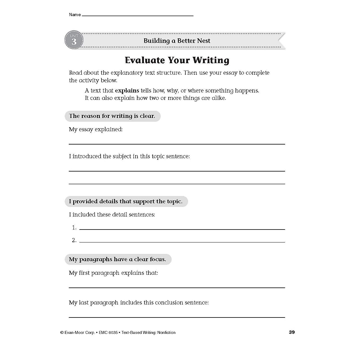 Text Based Writing Nonfiction, Grade 5