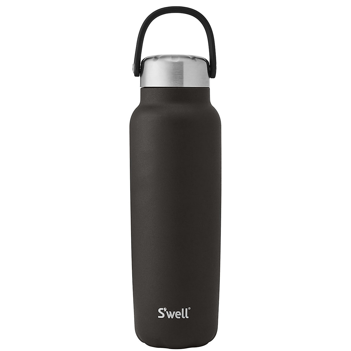 S'well Recycled Stainless Steel Explorer with Insulated Lid and Handle, 40oz, Onyx, Triple Layered Vacuum Insulated Containers Keeps Drinks Cold for 54 Hours and Hot for 12