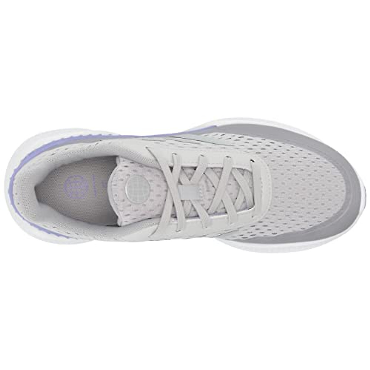 adidas Women's SUMMERVENT Spikeless Golf Shoes, Grey Two/Silver Metallic/Light Purple, 8