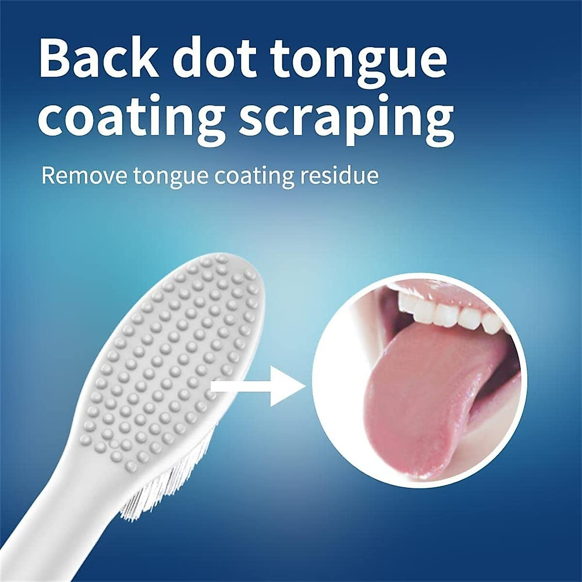 Toothbrush Replacement Heads 3 pcs for P3, S81, Made of Dupont Bristles, Soft Gum, Tongue Coating