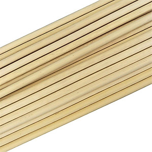 ZSHJGJR 31.5 Inch Wooden Arrow Shaft Handmade Shaft OD 8mm Bare Raw Shafts with Nock for DIY Practice Targeting Arrow 12/24 Pieces (24 pcs)