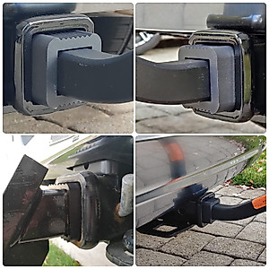 2" to 1-1/4" Hitch Receiver Adapter Insert Sleeve Mount Adapter - 2 inches to 1.25 inches Hitch Adapter Receiver Converter for Bike Rack and Cargo Carriers
