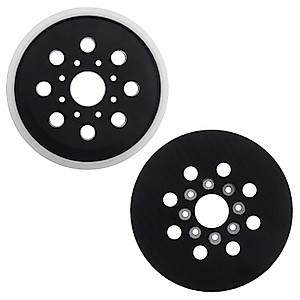 SING F LTD 5Inch/125mm Hook & Loop Sanding Backing Pad Replacement Part Compatible With Bosch PEX220 PEX220A Skil 7402 7490 2609000750