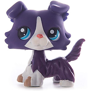 Arkindy 4PCS Random LPS Collie Cocker Spaniel Great Dane Dog Deer Shorthair Kitten Cat Dragon Beagle Husky Pet Shop Animal Action Figures Kids Boys Girls Gift