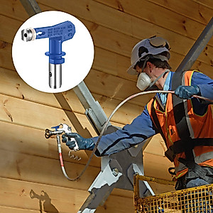 4 Pieces Reversible Spray Tips Reversible Airless Paint Sprayer Nozzle Tips Airless Paint Spray Guns Airless Sprayer Spraying Machine Parts for Homes Buildings Decks or Fences (215, 315, 417, 523)