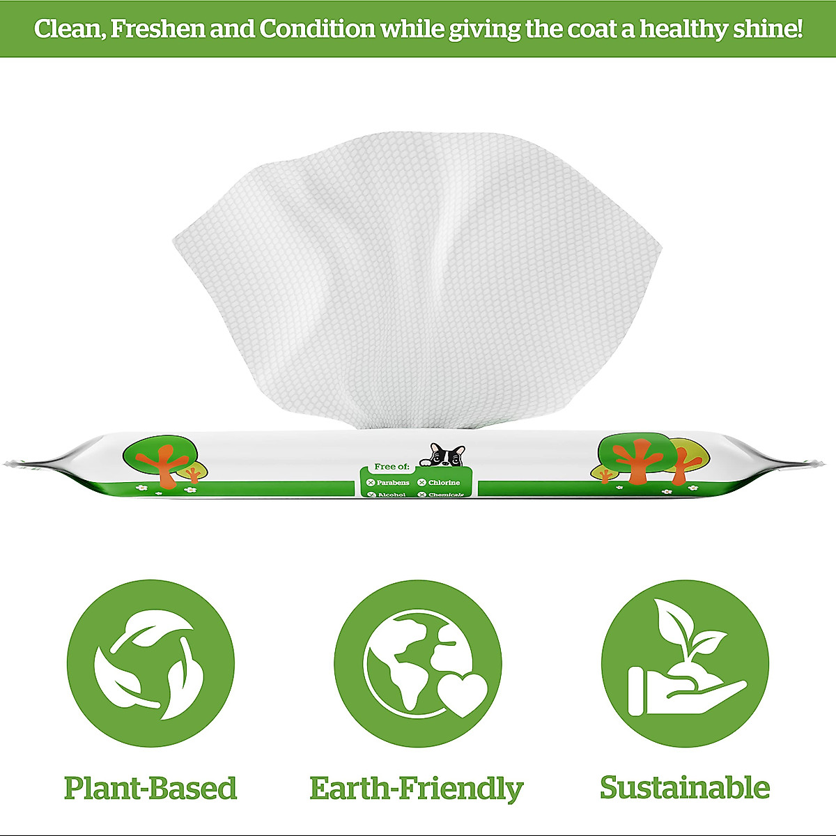 Pogi's Ultimate Dog Wipes Home & Travel Bundle - 400-Count Grooming Wipes for Home and 240-Count Packs for Travel