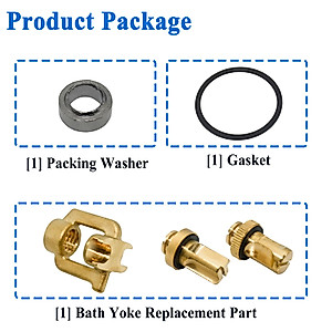 Alsoyixia 30092 Bath Yoke Replacement Part with Gasket, for Shower & Tub Valve Faucets