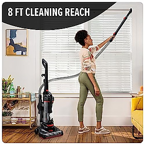 Dirt Devil Multi-Surface Total Pet+ Upright Bagless Vacuum Cleaner, Black