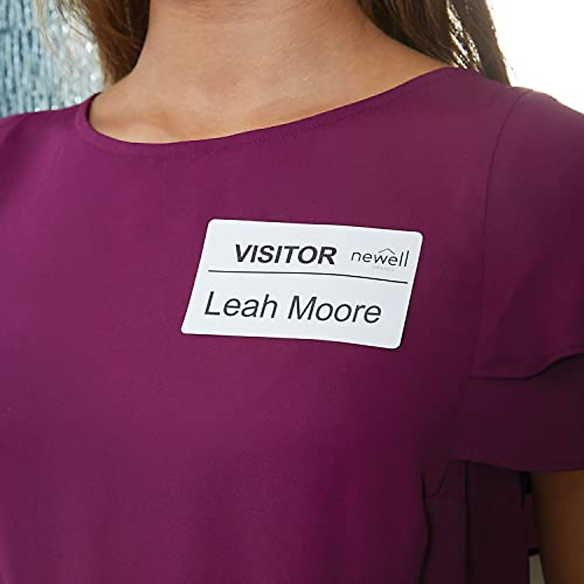 DYMO Authentic LabelWriter Small Name Badge Labels | 41 mm x 89 mm | Self-Adhesive | Roll of 300 Easy-Peel Labels | for LabelWriter Label Makers | Made in Europe