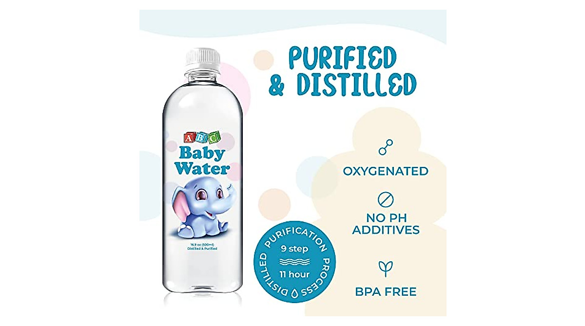 ABC Baby Water: Pure Distilled Water for Infant Formula & More