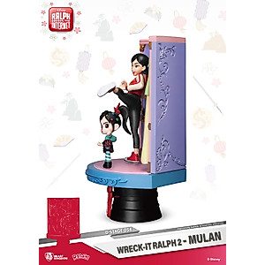 Beast Kingdom Wreck-It Ralph 2: Mulan DS-054 D-Stage Statue, Multicolor, 6 inches
