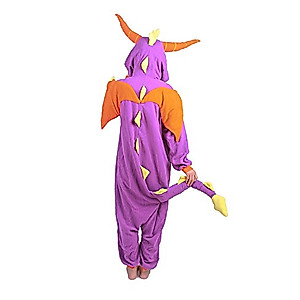 Adult Onesie Dragon Pajamas Animal Coaplay Costume Medium