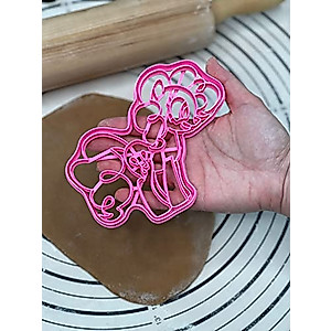 Pinkie Pie Cookie Cutter & Mold Produced by 3D Kitchen Art