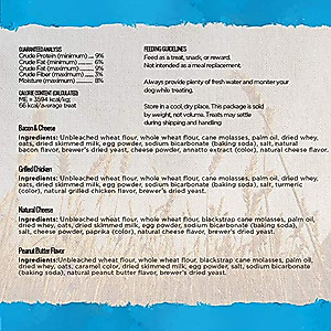 Blue Dog Bakery Natural Dog Treats, More Crunch Large, Assorted Flavors, 18oz Box, 1 Box