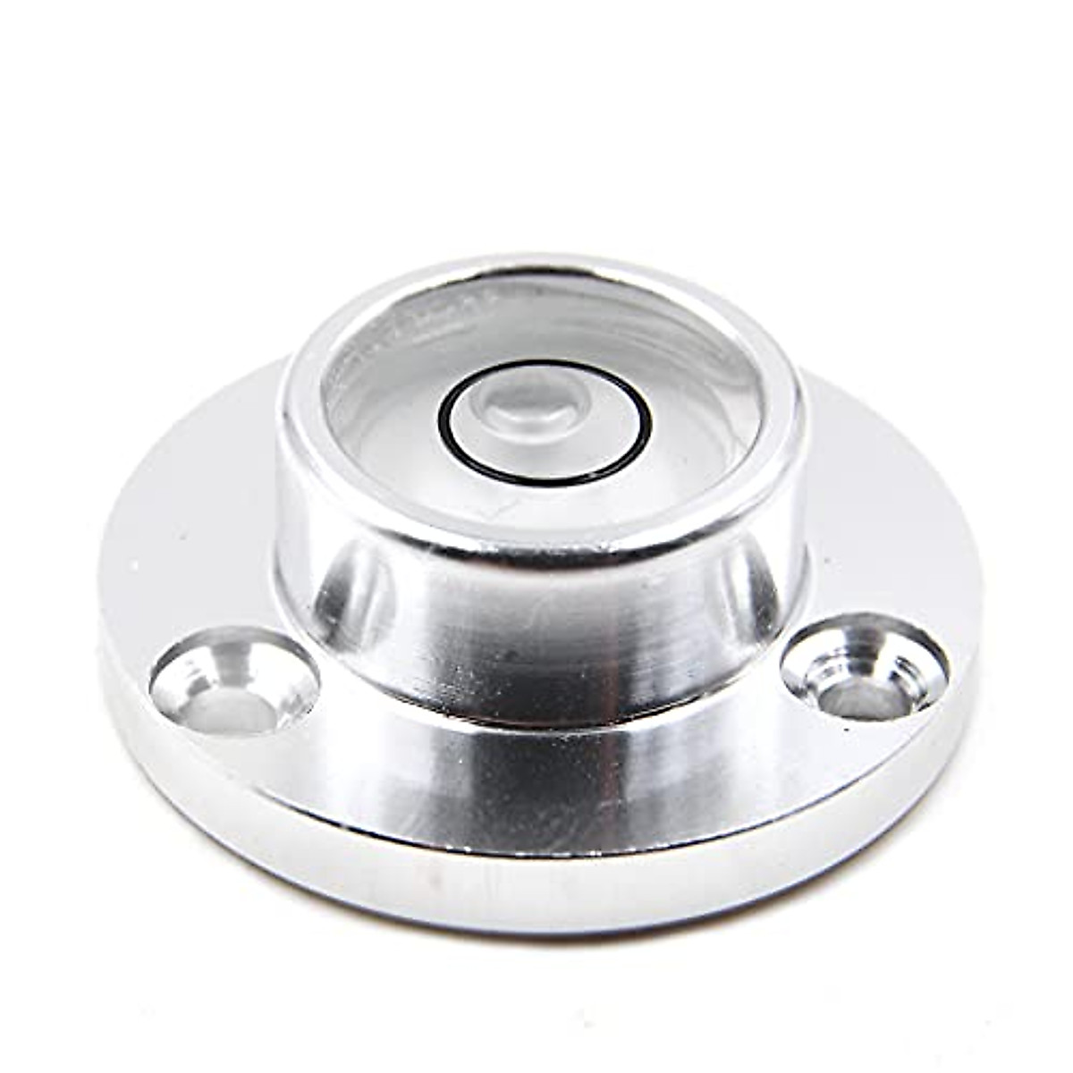 Small Circular Round Bubble Level Spirit Leveler Bubble Ball Vials, Ø34mm, Aluminium Housing, Plastic Vial