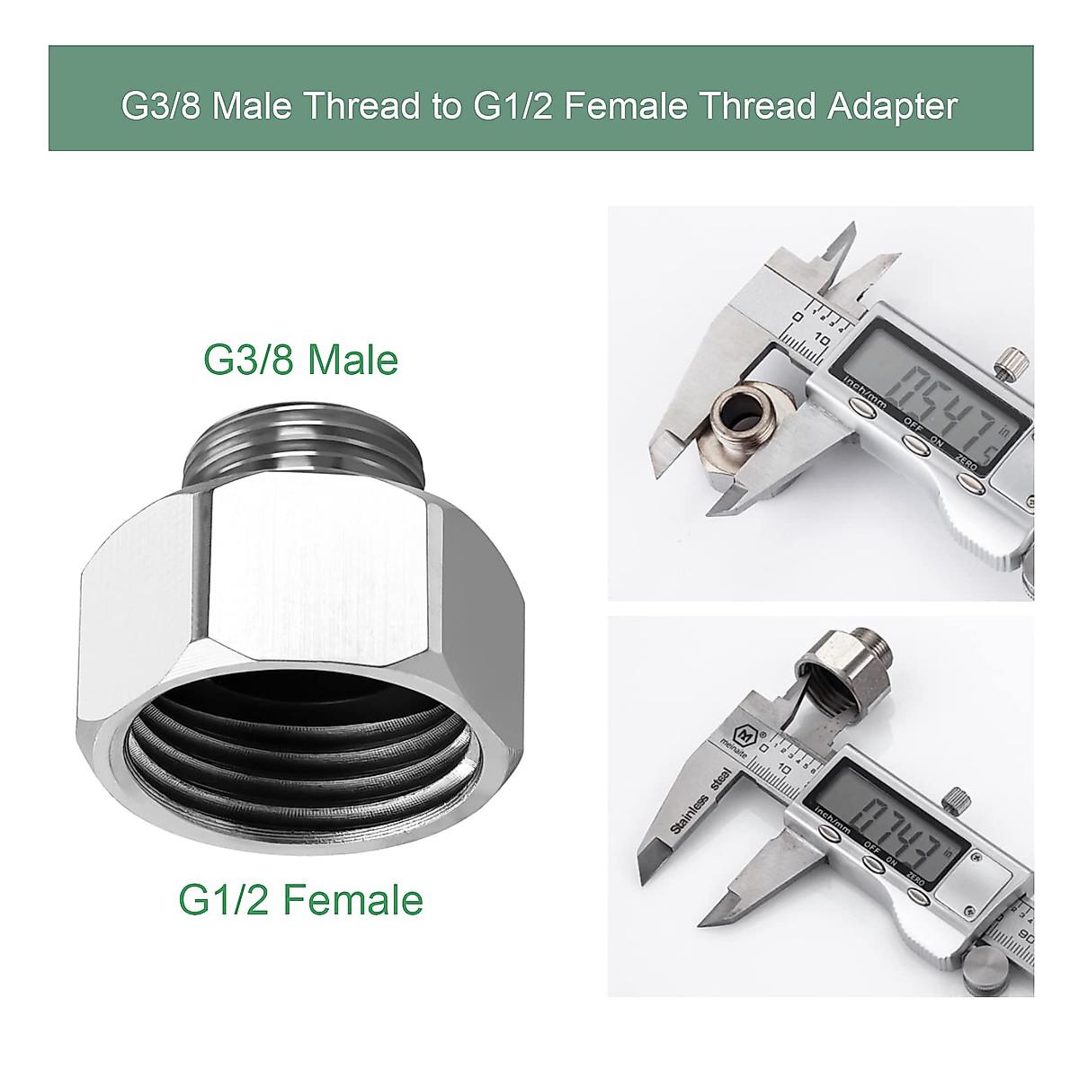 Chrome Kitchen Faucet, Faucet for Kitchen Sink with Pull Down Sprayer WEWE Kitchen Faucet with Deck Plate Stainless Steel Single Handle Spring for Farmhouse with Female 1/2 Adapters