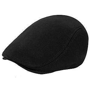 WETOO Men's Flat Cap Gatsby Newsboy Lvy Irish Hats Driving Cabbie Hunting Cap