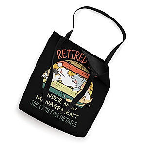 Retired Cartoon Cat Costume Retirement For Men & Women 2023 Tote Bag