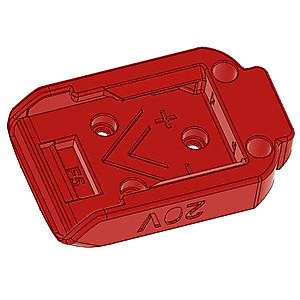 Terrafirma Technology 10AWG Battery Adapter for DeWALT or Hercules 20V Max 18v Dock Power Connector Robotics black