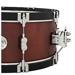 Pacific Drums & Percussion Add-Ons PDP Concept Classic, 6.5x14, Ox Blood/Ebony Hoops Snare Drum (PDCC6514SSOE)