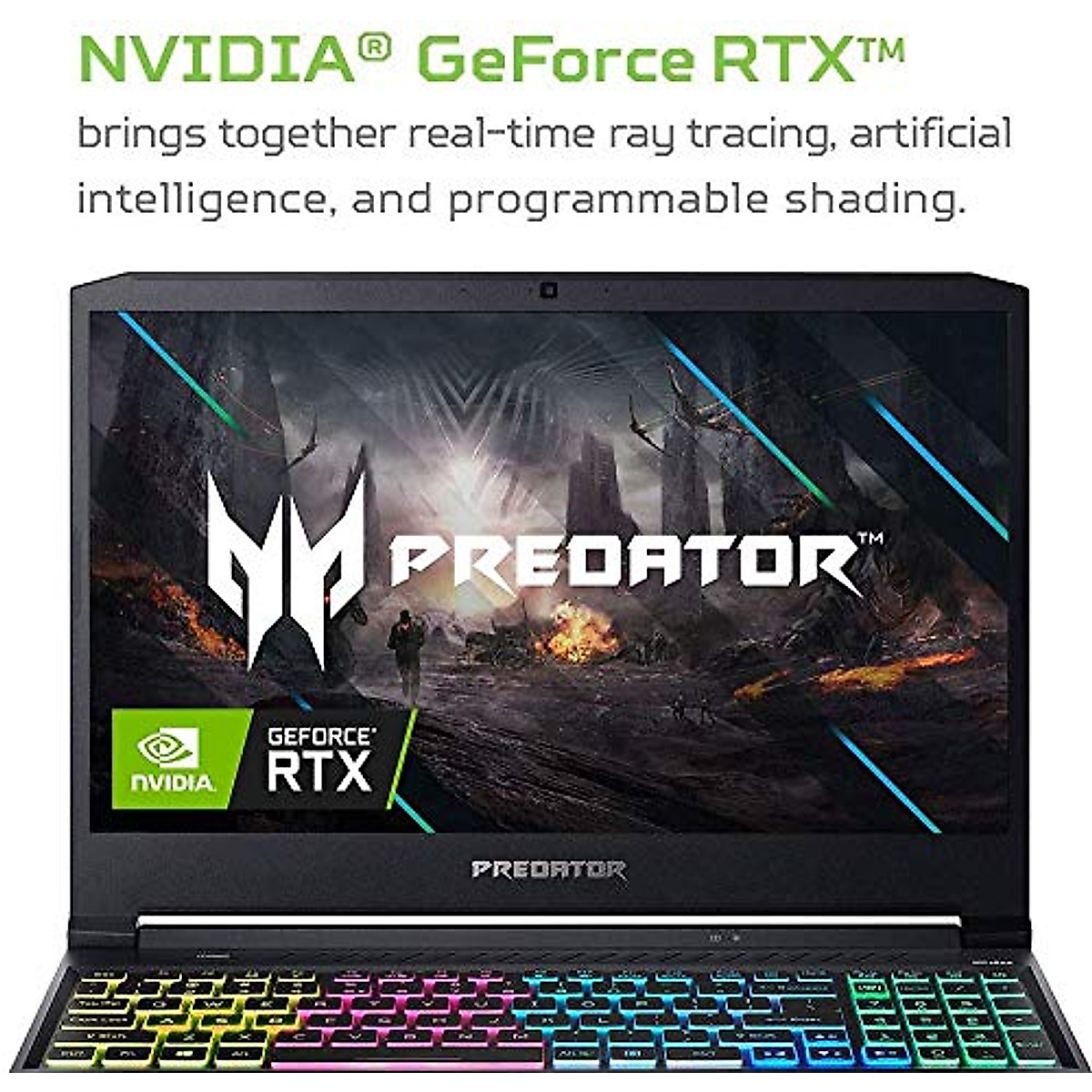 Acer Predator Helios 300 Gaming Laptop, i7-10750H, 15.6" FHD 144Hz IPS Display, WiFi 6, RGB Backlit Keyboard, HD Webcam, USB-C, HDMI, NVIDIA GeForce RTX 2060 6GB, Win 10 (32GB RAM | 1TB PCIe SSD)