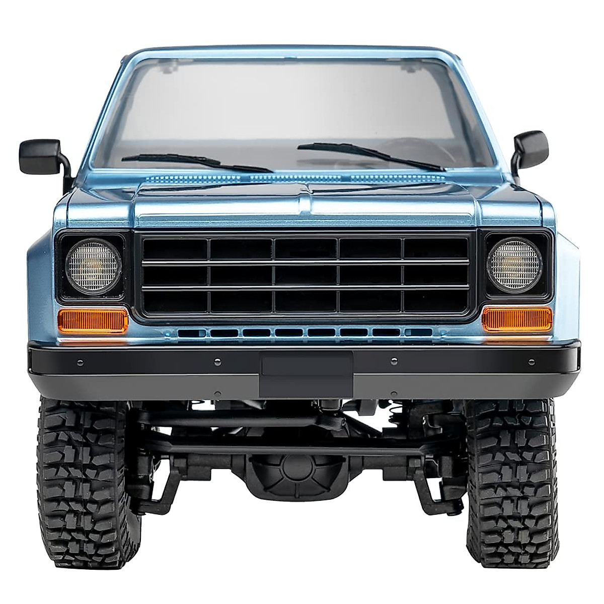 EAZYRC 1:18 Glacier RC Crawler 4x4 Offroad Truck Hobby Grade Remote Control Car Model Vehicle RTR with LED Lights 3-Ch 2.4GHz Transmitter Battery USB Charger Included