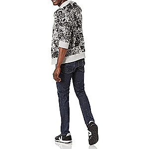 Amazon Essentials Disney | Marvel | Star Wars Men's Fleece Full-Zip Hoodie Sweatshirts (Available in Big & Tall), Star Wars Comic, Large