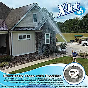 X-Jet M5 Deluxe Variable Long Range Nozzle #13 (3000 to 4000 psi. 4 to 6 GPM)