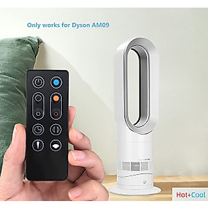 Replacement Remote Control for AM09 Dyson Hot + Cool Tower Fan Heater Cooler