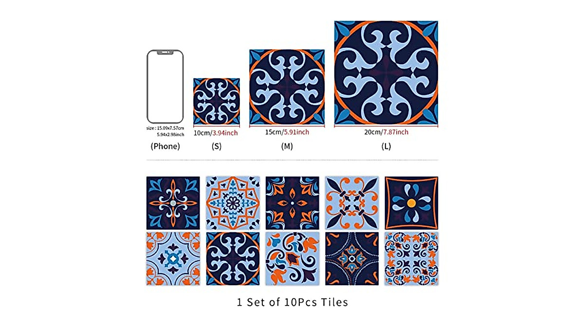 Tile Stickers for Stylish Bathroom & Kitchen Décor