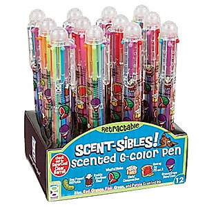 Raymond Geddes Scent-Sibles 6-Color Multicolor Pen Set With Scented Ink (Pack of 12)