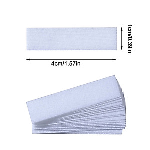 1000 Pieces Eyebrows Wax Strips Lip Waxing Strips Disposable Facial Waxing Strips Non-Woven Eyebrow Wax Strips Hair Removal Epilating Waxing Strips for Women Girls Men Eyebrow Face Lip Arms(1000)