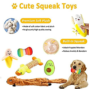 Aipper Dog Puppy Toys 20 Pack, Puppy Chew Toys for Fun and Teeth Cleaning, Plush Squeaky Toys, Dog Treat Dispenser Ball, Tug of War Toys, Puppy Teething Toys, Dog Rope Toys for Medium to Small Dogs