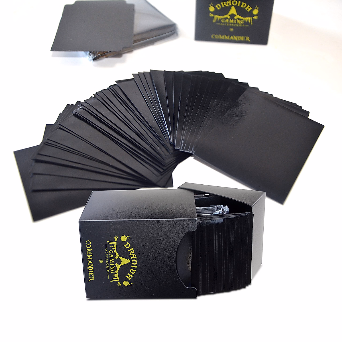 Commander Deck Boxes Set of 5 + 500 Sleeves