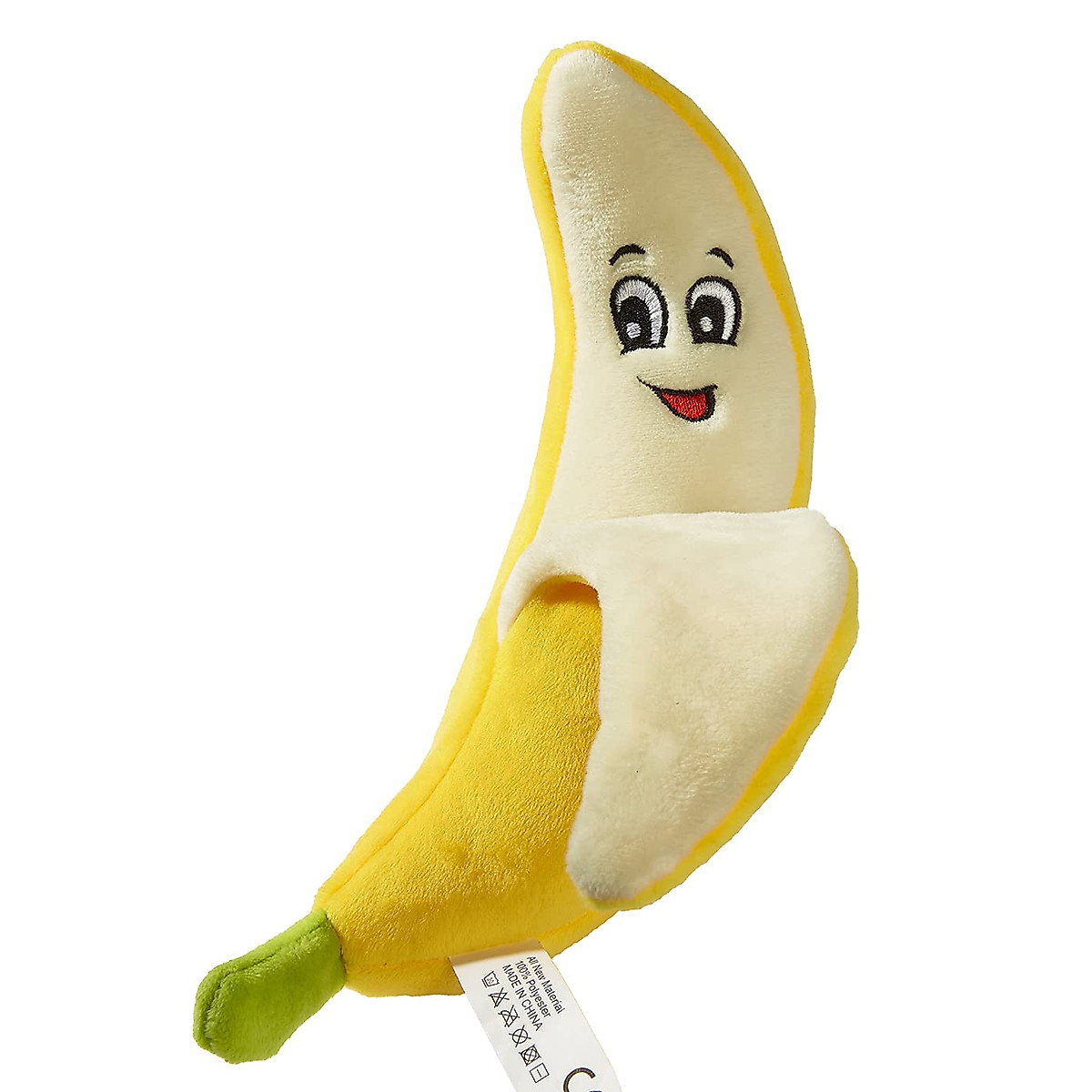 CHEWFFON Dog Toys, Dog Banana Toy, Dog Plush Toy, Squeaky Dog Toys, Dog Chew Toys, Dog Stuffed Toys for Boredom, Cute Soft Puppy Gifts Toy for Small, Medium and Large Size Dogs (Banana)
