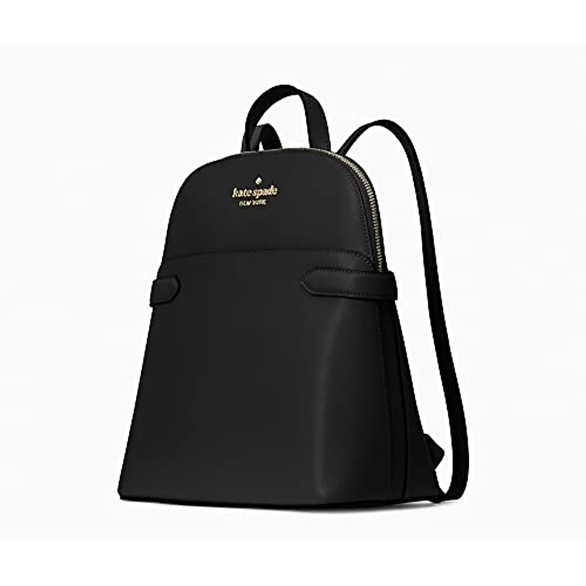Kate Spade New York Saffiano Leather Dome Backpack (Black)