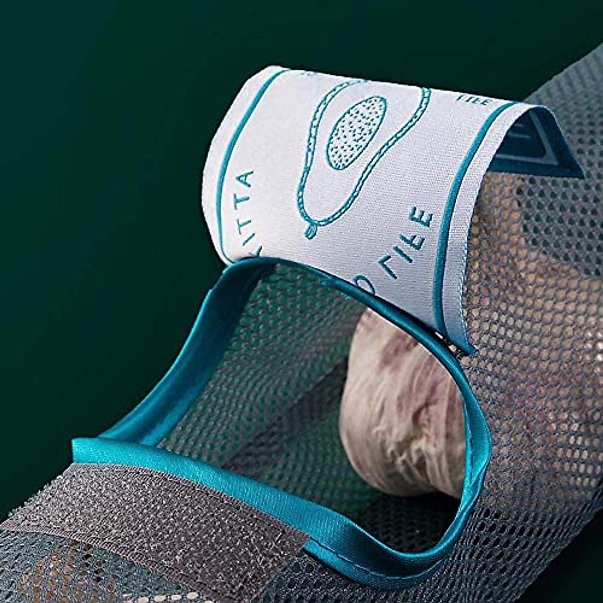 4 Style Kitchen Storage Net Bag, Vegetable Onion Potato Storage Hanging Bags Hollow Breathable Mesh Bag(small)