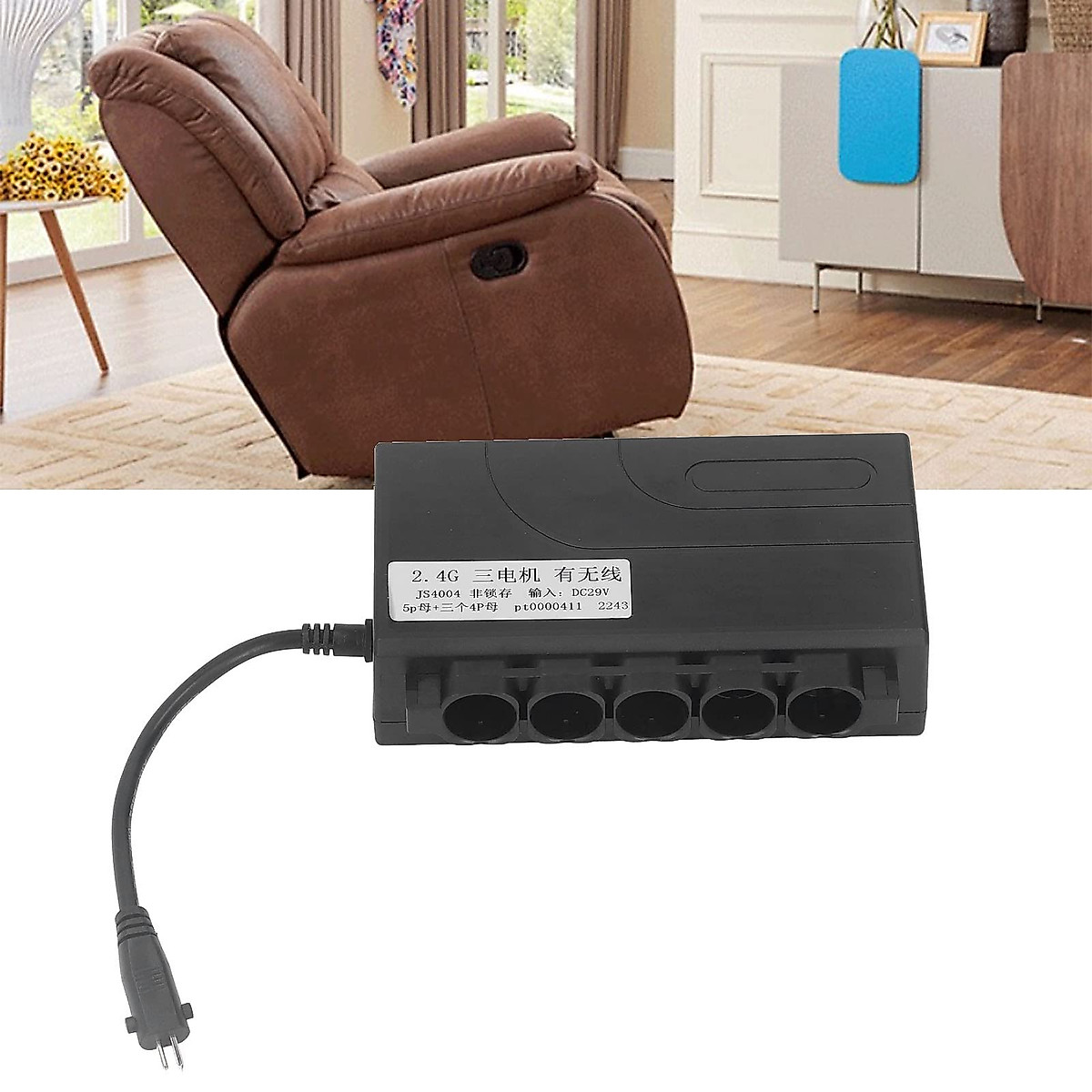 Recliner Wireless Controller Electric Recliner Power Cord with Controller and Remote Control Lift Chair Remote Replacement Power Recliner Replacement Cord