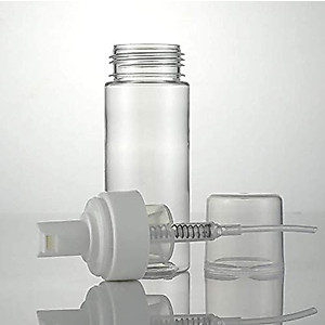 2 Pack 150ml 5oz Empty Plastic Foam Dispenser Bottles Travel Foam Soap Bottles Dispenser Foaming Bottles Soap Dispenser Pump Bottles Travel Toiletries Bottles Cosmetic Container Jar